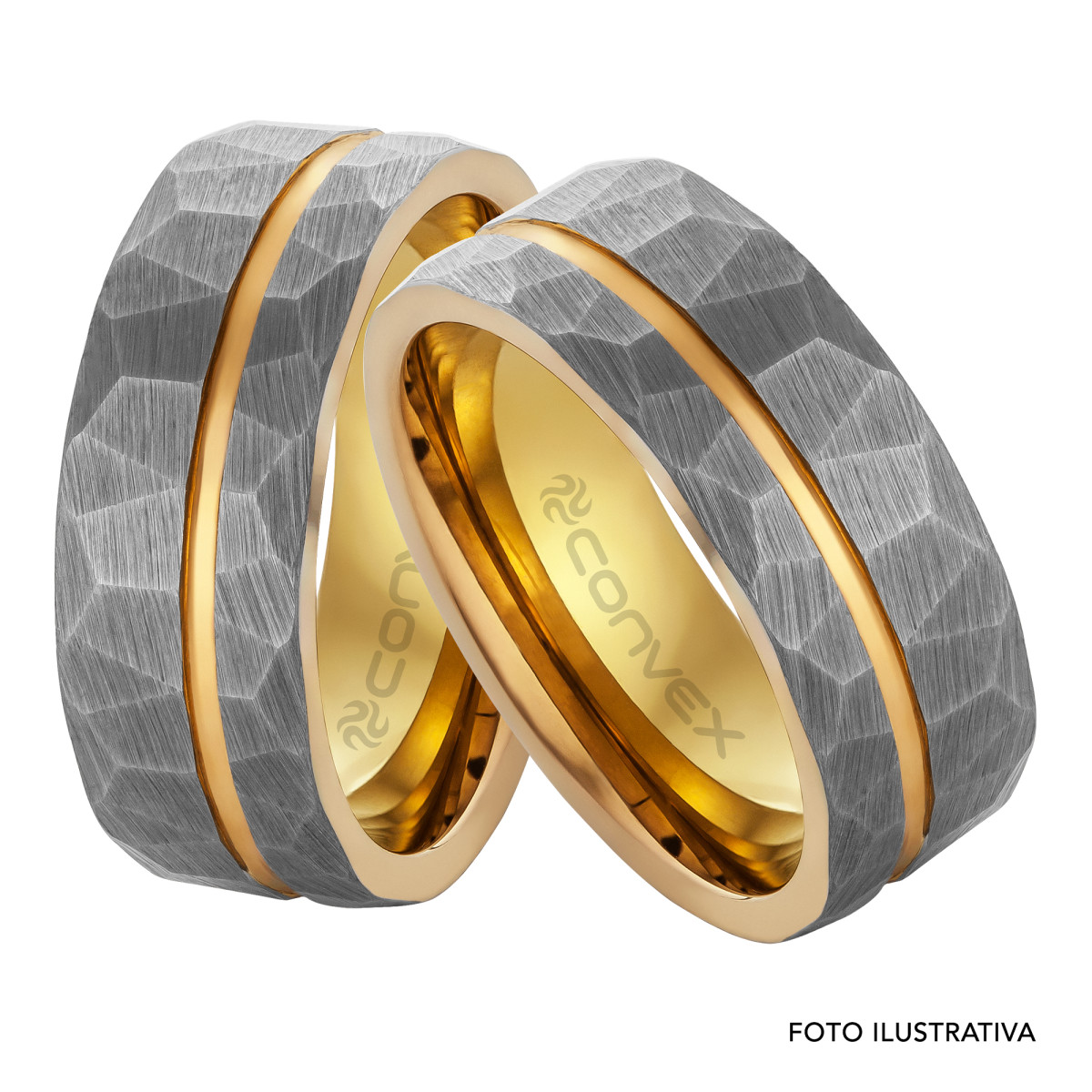 Anel Swiss Design Tungstênio IPG 8mm - Convex Brasil - A Melhor Opção ...